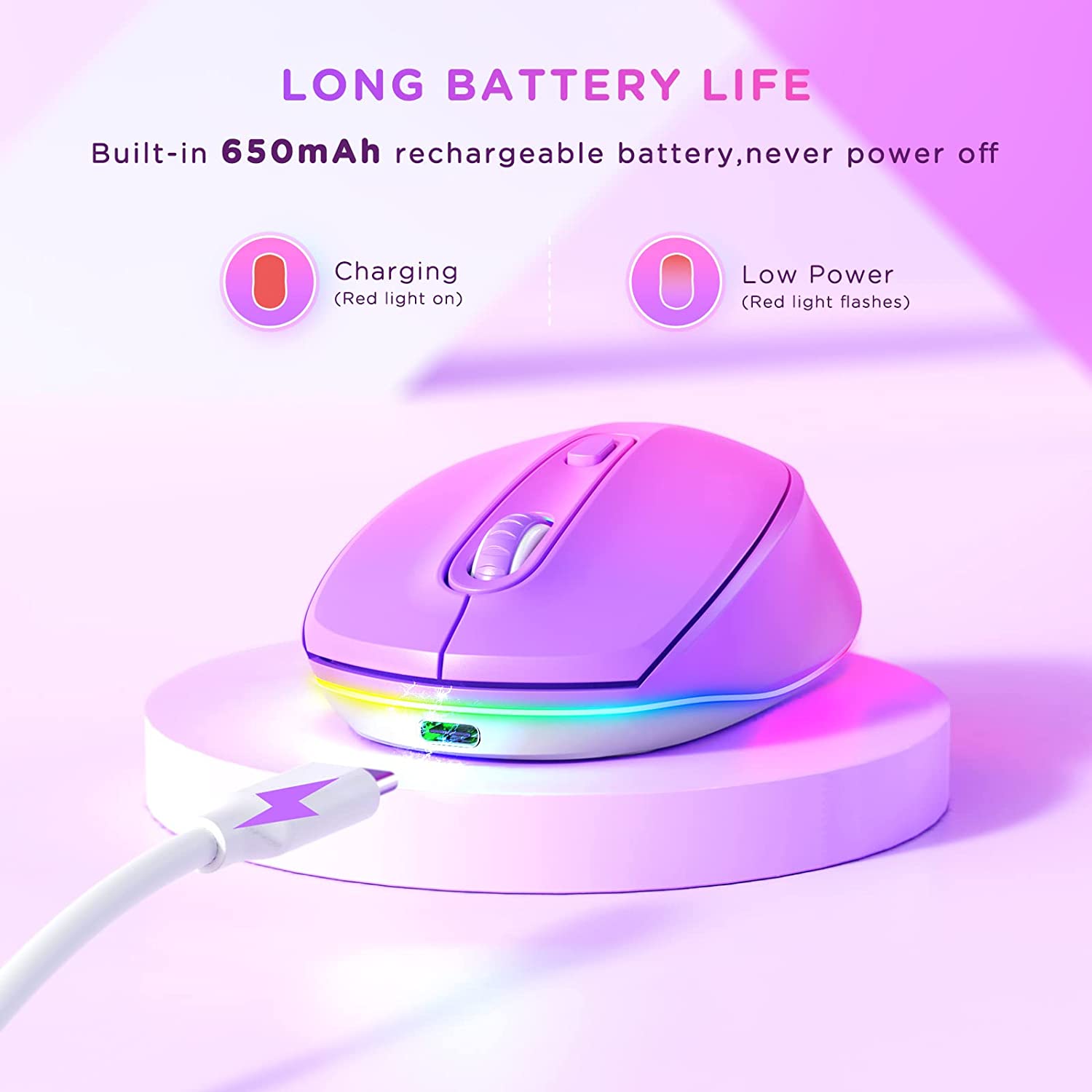 MC219-Pink-violet gradient_Dwason,mouse and keyboard