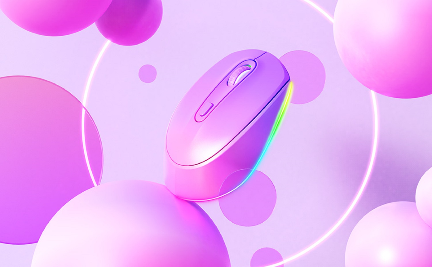 MC219-Pink-violet gradient_Dwason,mouse and keyboard